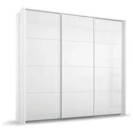 Schwebet&uuml;renschrank Rauch "Kleiderschrank Schrank Garderobe OTELI inkl. 3 Innenschubladen", wei&szlig; (wei&szlig;, hochglanz wei&szlig;), B:211cm H:214cm T:68cm, Holzwerkstoff, Schr&auml;nke, Schwebet&uuml;renschrank, inkl. Passepartout optional mit Beleuchtung MADE IN GERMANY