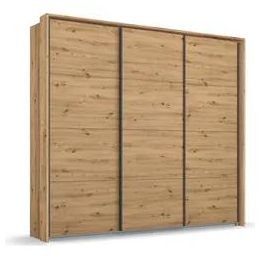 Schwebet&uuml;renschrank Rauch "Kleiderschrank Schrank Garderobe OTELI inkl. 3 Innenschubladen", braun (eiche artisan), B:211cm H:233cm T:68cm, Holzwerkstoff, Schr&auml;nke, Schwebet&uuml;renschrank, inkl. Passepartout optional mit Beleuchtung