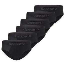 Slip Camano "6er Pack", Herren, Gr. M, schwarz, 95% Baumwolle, 5% Elasthan, Unterhosen Slip