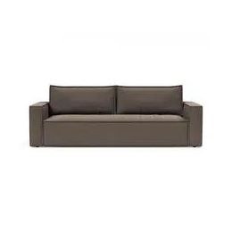 3-Sitzer INNOVATION LIVING TM "Newilla Schlafsofa, Cord oder Boucle-Bezug, bequem, inkl. Bettfunktion", grau (taupe), B:242cm H:70cm T:110cm, Sofas, 10cm Pocket Spring Komfort, gro&szlig;er Stauraum, stabile Stahlkonstruktion