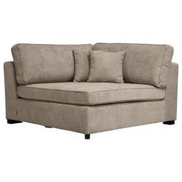 Sofa Home Affaire "Skara XXL", beige (dunkelbeige), B:130cm H:86cm T:130cm, 100% Polyester, Sofas, Sofa-Element, Eckelement zur individuellen Polstergarnitur-Gestaltung