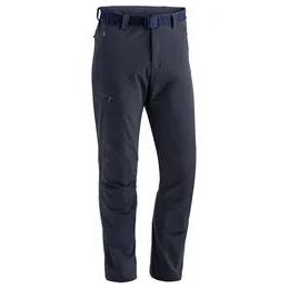 Funktionshose Maier Sports "Oberjoch Therm", Herren, Gr. 25, Kurzgr&ouml;&szlig;en, blau (dunkelblau), 90% Polyamid, 10% Elasthan, Hosen Funktionshose, Winter-Outdoorhose, wattiert und elastisch