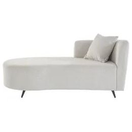 Recamiere Home Affaire "Hulby", beige (natur), B:182cm H:82cm T:90cm, 95% Polyester, 5% Polyacryl, Sofas, Recamiere, wahlweise mit und ohne Hocker und Armlehne links oder rechts