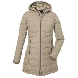 Steppmantel "GW 20 WMN QLTD PRK", Damen, Gr. 40, beige (hellbeige), Obermaterial: 100% Polyester;Futter: 100% Polyester;F&uuml;llung: 100% Polyester, G.I.G.A. DX BY KILLTEC, M&auml;ntel Steppmantel, Damen Steppparka: wasserabweisend, atmungsaktiv, winddicht