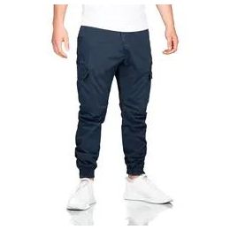 Cargohose Alessandro Salvarini "ASGiacomi", Damen, Gr. W31L30, L&auml;nge 30, blau (dunkelblau), Obermaterial: 98% Baumwolle, 2% Elasthan, Hosen Cargohose, mit Rei&szlig;verschluss Beintaschen