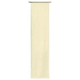Schiebegardine WIRTH "Westport" Gr. 3, beige (natur), B:60cm H:225cm, Jacquard, Polyester, Gardinen