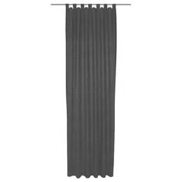 Vorhang WIRTH "Trondheim B", grau, B:132cm H:305cm, Polyacryl, Gardinen, nach Ma&szlig;