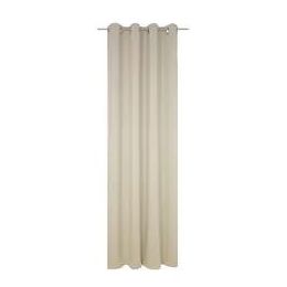 Vorhang WIRTH "Dim out", beige, B:142cm H:215cm, Polyester, Gardinen, nach Ma&szlig;