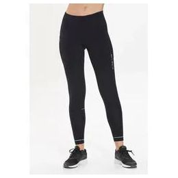 Lauftights ELITE LAB "Run Elite X1", Damen, Gr. 36, EURO-Gr&ouml;&szlig;en, schwarz, 90% Polyester, 10% Elasthan, unifarben, Hosen, mit sch&uuml;tzendem Windblocker-Eins&auml;tzen