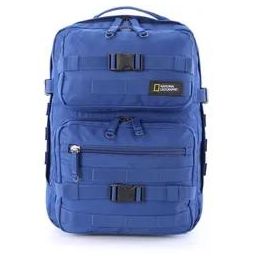 Cityrucksack National Geographic "Rocket", Gr. B/H/T: 30cm, blau, Kunstfaser, Rucks&auml;cke Cityrucksack, aus recycletem Polyester