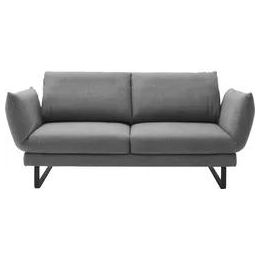 Sch&ouml;ner Wohnen 2-Sitzer "Spin, Multifunktionssofa, bequem und hochwertig verarbeitet", grau (platin), B:228cm H:85cm T:215cm, 100% Polyester, SCH&Ouml;NER WOHNEN-KOLLEKTION, Sofas, Drehsitz-Funktion, USB-Anschluss, Armlehnfunktion, R&uuml;ckenverstellung