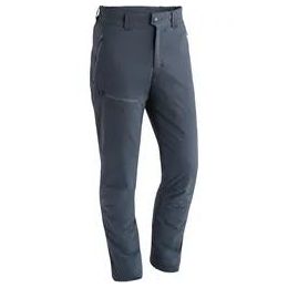 Outdoorhose Maier Sports "Nil Wool", Herren, Gr. 30, Kurzgr&ouml;&szlig;en, grau, 85% Polyamid, 15% Elasthan, Hosen Outdoorhose, Herren Winter Wanderhose, Funktionshose mit Wollwattierung