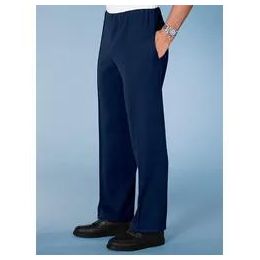 Relaxhose, Herren, Gr. 56, Normalgr&ouml;&szlig;en, blau (marine), 80% Polyacryl, 20% Baumwolle, unifarben, lang, Hosen Relaxhose
