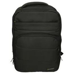 Cityrucksack National Geographic "Pro", Gr. B/H/T: 31cm, schwarz, Nylon, Rucks&auml;cke Cityrucksack, in schlichtem Design