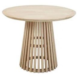 SIT-M&Ouml;BEL Esstisch SIT, beige (natur, natur, natur), B:100cm H:77cm T:100cm, Hevea, Holz-Furnier, Tische, Esstisch, Platte mit schweizer Kante