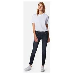 Skinny-fit-Jeans Mavi "LINDY", Damen, Gr. 31, L&auml;nge 38, schwarz (mid foggy glam), Stoff, 89% Baumwolle, 9% Polyester, 2% Elasthan, skinny fit lang, Jeans, Enganliegende Jeans