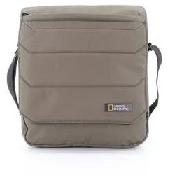 Schultertasche National Geographic "Pro", Damen, Gr. B/H/T: 9cm x 27cm x 23,5cm, gr&uuml;n (khaki), Nylon, Taschen Schultertasche, mit Tablet-Fach