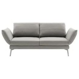 Sch&ouml;ner Wohnen 2,5-Sitzer "Spin, Multifunktionssofa, bequem und hochwertig verarbeitet", silber, B:248cm H:85cm T:225cm, 100% Polyester, SCH&Ouml;NER WOHNEN-KOLLEKTION, Sofas, Drehsitz-Funktion, USB-Anschluss, Armlehnfunktion, R&uuml;ckenverstellung