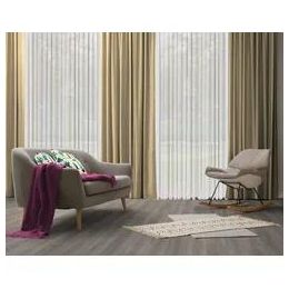 Vorhang WIRTH "Dim out", grau (taupe), B:142cm H:245cm, Polyester, Gardinen, nach Ma&szlig;