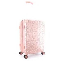 Koffer ELLE "Alors", Gr. B/H/T: 42,5cm x 60cm x 27,5cm, pink, Koffer, ABS