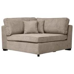 Sofa Home Affaire "Skara XXL", beige (dunkelbeige), B:130cm H:86cm T:130cm, 100% Polyester, Sofas, Sofa-Element, Eckelement zur individuellen Polstergarnitur-Gestaltung