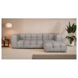 Ecksofa "TALISHA L-Form Designersofa, moderne Steppung, B/T/H: 276/178/75 cm", beige, B:276cm H:75cm T:178cm, 100% Polyester, LeGer Home by Lena Gercke, Sofas, Ecksofa, aufwendig gepolstert, hoher Sitzkomfort