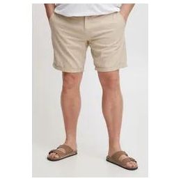 Shorts Blend "BHLias Big & Tall", Herren, Gr. 5XL, US-Gr&ouml;&szlig;en, chalk stone, 55% Leinen, 45% Baumwolle, unifarben, regular fit kurz, Hosen Shorts, Chino Shorts aus Leinenmix in gro&szlig;en Gr&ouml;&szlig;en