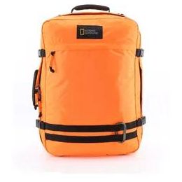 Cityrucksack National Geographic "Hybrid", Damen, Gr. B/H/T: 36cm, orange, Kunstfaser, Rucks&auml;cke Cityrucksack, mit verstaubaren Tragegurten