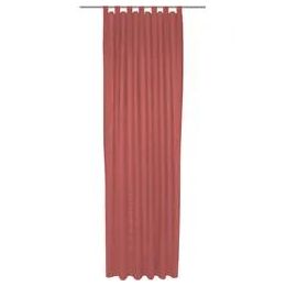 Vorhang ADAM "Uni Collection light", rot, B:142cm H:165cm, Baumwolle (Bio-Baumwolle), Gardinen, aus 100% Bio-Baumwolle