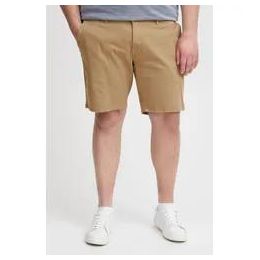 Chinoshorts Blend "BHPierre Big & Tall", Herren, Gr. 5XL, US-Gr&ouml;&szlig;en, braun (beige braun), Web, 98% Baumwolle, 2% Elasthan, unifarben, regular fit kurz, Hosen Chinoshorts, Stilvolle Chino Short in gro&szlig;en Gr&ouml;&szlig;en