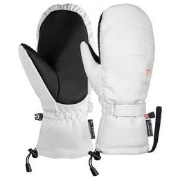 F&auml;ustlinge Reusch "Chloe R-TEX XT Junior Mitten", M&auml;dchen, Gr. 5,5, wei&szlig;, 91% Polyester, 7% Polyurethan, 2% Elasthan, mehrfarbig, Handschuhe F&auml;ustlinge, mit innovativer Insert-Membran