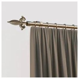 Gardinenstange Indeko "Genua", silber (silberfarben), L:250cm &Oslash;:16mm, Eisen, Gardinenstangen