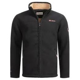 Fleecejacke Arctic Seven "ASZeroo", Herren, Gr. L, schwarz, Obermaterial: 100% Polyester; Innenseite: 100% Polyester, Jacken Fleecejacke, mit hoch schlie&szlig;endem Stehkragen