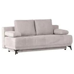Schlafsofa GUTMANN FACTORY, beige, B:195cm H:77cm T:100cm, 100% Polyester, Sofas, Schlafsofa