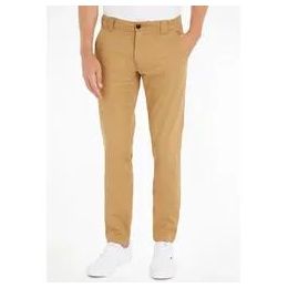 Tommy Hilfiger Chinohose TOMMY JEANS "TJM SCANTON CHINO PANT", Herren, Gr. 36, L&auml;nge 36, gr&uuml;n (classic khaki), Web, Obermaterial: 98% Baumwolle, 2% Elasthan, k&ouml;rpernah normal, Hosen Chinohose, mit Markenlabel