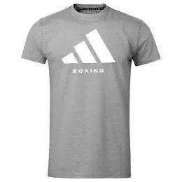 T-Shirt Adidas PERFORMANCE "Community T-Shirt Boxing" Gr. XXL, grau, Shirts, Herren, XXL, Obermaterial: 100% Baumwolle, T-Shirt