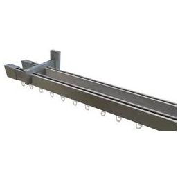 Innenlaufschiene Indeko "Trend-Line", grau (edelstahl, op), L:360cm &Oslash;:35mm, Aluminium, Gardinenstangen, Wunschma&szlig;l&auml;nge
