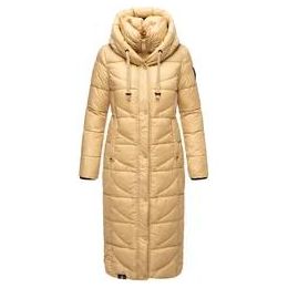 Steppmantel Navahoo "Waffelchen", Damen, Gr. M (38), beige (sand), Obermaterial: 100% Polyester. Futter: 100% Polyester. Wattierung: 100% Polyester, figurumspielend ca. Mitte Wade, hoch geschlossener Ausschnitt, &Auml;rmel ohne &Auml;rmelschlitz Rippstrickb&uuml;ndchen, M&auml;ntel Steppmantel, Wintermantel mit Gehschlitzen und Kapuze