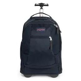 Freizeitrucksack JanSport "Driver 8", Gr. B/H/T: 36cm x 52cm x 24cm, blau (navy), Polyester, gemustert, Basic, Rucks&auml;cke Freizeitrucksack, mit Trolleyfunktion
