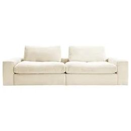 Big-Sofa Alina "Sandy", beige (creme gct 11), B:266cm T:98cm, Cord GCT (92% Polyester, 8% Nylon), Sofas, Big-Sofa, 266 cm breit und 98 cm tief, in modernem Cordstoff