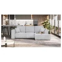 Ecksofa OTTO HOME "BEATRICE optionale Schlafsofa mit Bettkasten, B/T/H: 265/170/86 cm", beige (creme), B:265cm H:86cm T:170cm, 100% Polyester, Sofas, Ecksofa, L-Form, wahlweise auch mit Bettfunktion und Bettkasten