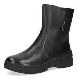 Winterboots Caprice, Damen, Gr. 37, schwarz, Nappaleder, Schuhe Winterboots, mit TEX-Ausstattung