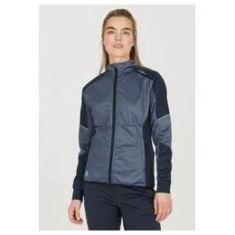 Laufjacke Endurance "Ludmilla", Damen, Gr. 44, blau (himmelblau), 100% Polyester, mehrfarbig, normal, ohne Ausschnitt, Jacken, aus wasserabweisendem Material