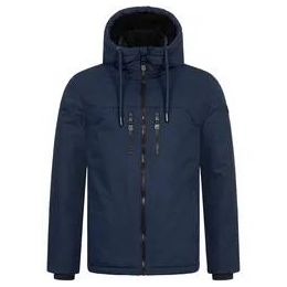 Winterjacke Alessandro Salvarini "ASMori", Herren, Gr. M, blau (navy), Obermaterial: 100% Polyester; Innenseite: 100% Polyester, Jacken Winterjacke, mit warmem Teddyfell