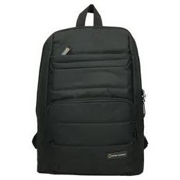 Cityrucksack National Geographic "Pro", Damen, Gr. B/H/T: 29cm, schwarz, Nylon, Rucks&auml;cke Cityrucksack, mit gepolstertem Tablet-Fach