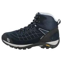 Br&uuml;tting Wanderschuh BR&Uuml;TTING "Outdoorstiefel Mount Crillon High", Damen, Gr. 44, blau, Veloursleder, Schuhe Wanderschuh
