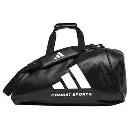 Sporttasche Adidas PERFORMANCE "2in1 Bag PU" Gr. M, schwarz (schwarz, wei&szlig;), Taschen, B/H/T: 62cm x 31cm x 31cm M, Kunstleder, Sporttasche, B:62cm H:31cm T:31cm