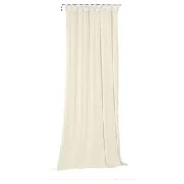 Vorhang WIRTH "Newbury", beige (creme), B:130cm H:185cm, Baumwolle, Polyester, Gardinen, nach Ma&szlig;