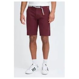 Chinoshorts Blend "BHRagna", Herren, Gr. XXL, US-Gr&ouml;&szlig;en, wine rot, Web, 100% Baumwolle, unifarben, regular fit kurz, Hosen Chinoshorts, Chino Shorts mit G&uuml;rtel
