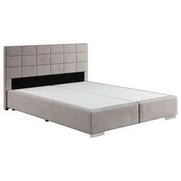Boxspringbett COTTA "Simba", grau (elephant), L:209cm, Komplettbetten, Boxspringbett, wahlweise mit oder ohne Matratze und Topper bestellbar